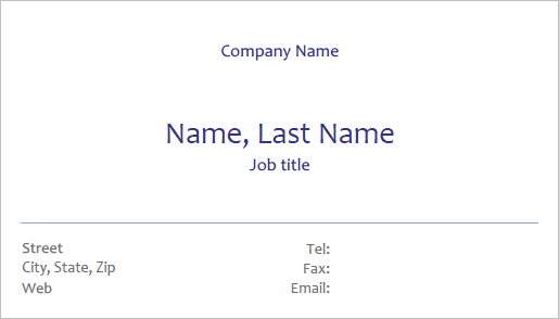 Free Business Cards Printable Room Surf
