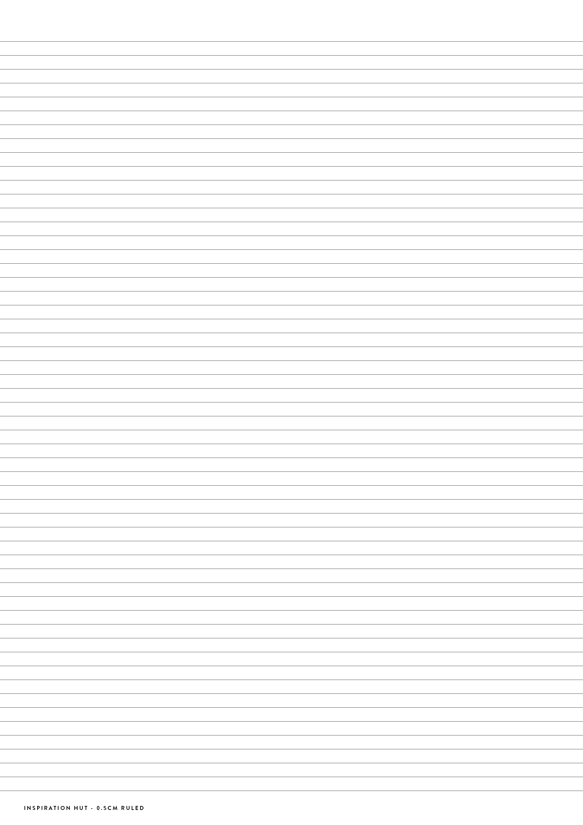Printable Lined Paper A4 Room Surf