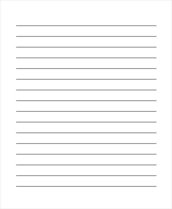 Printable Lined Paper Free Room Surf