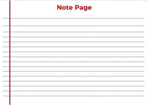 Printable Note Pages | room surf.com