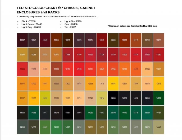 Printable Color Chart | room surf.com