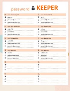 Password List Printable | room surf.com
