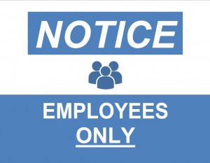 Printable Employees Only Sign | room surf.com
