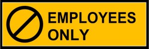 Printable Employees Only Sign | room surf.com