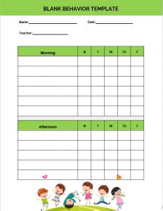 Free Printable Behavior Charts | room surf.com