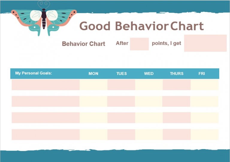 Behavior Chart Printable | room surf.com