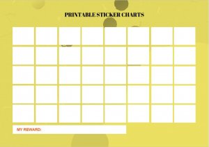 Printable Sticker Charts | room surf.com