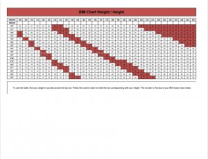 Printable Bmi Chart | room surf.com