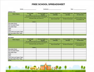 Blank Spreadsheet Printable | room surf.com