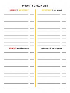 Printable Check List | room surf.com