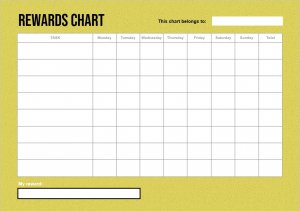 Printable Reward Chart | room surf.com