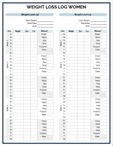 Printable Weight Loss Graph | room surf.com