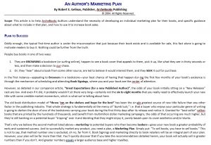 Book Marketing Plan Template | room surf.com