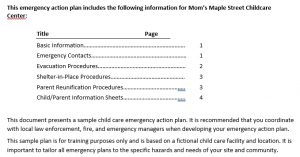 Child Care Plan Template | room surf.com