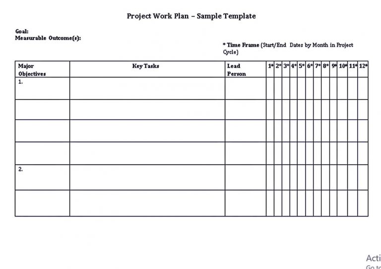 Information Technology Project Plan Template | room surf.com