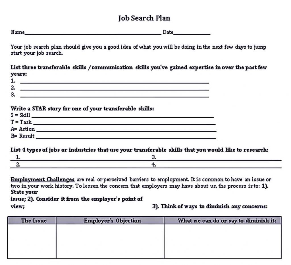 Job Plan Template | room surf.com