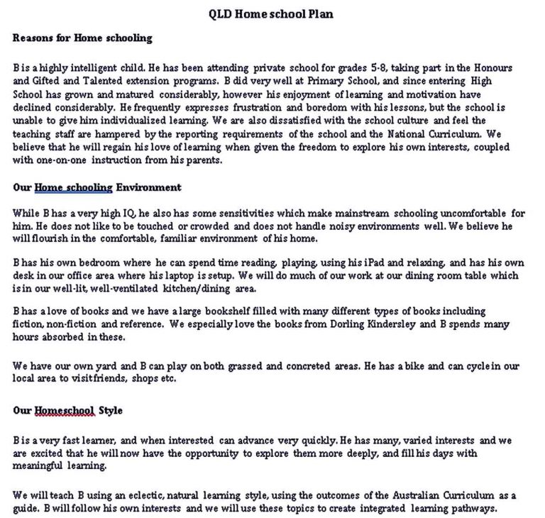 Homeschool Lesson Plans Template | room surf.com