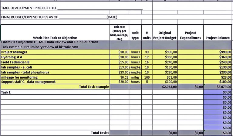 Excel Project Plan Template | room surf.com