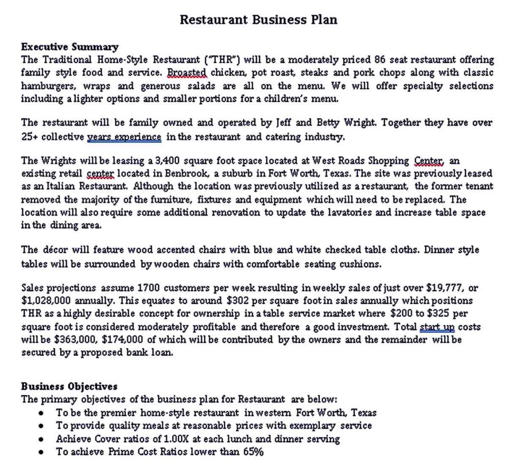 Free Business Plan Template | room surf.com