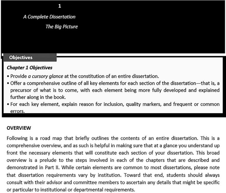 Dissertation Outline Template Room
