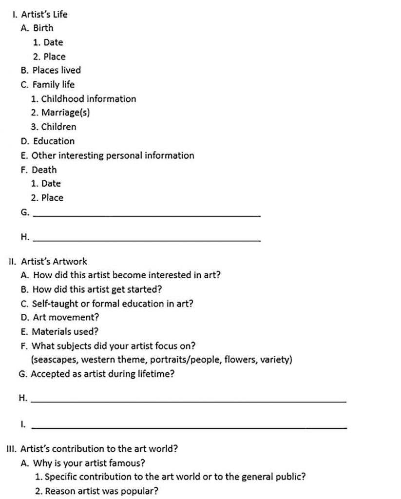 Various Free Sample Biography Outline Documents | room surf.com