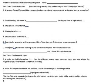 How to Make the Proper Speech Outline Template | room surf.com