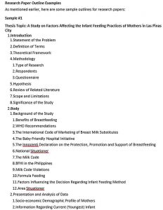 The Free Research Outline Template and Example | room surf.com