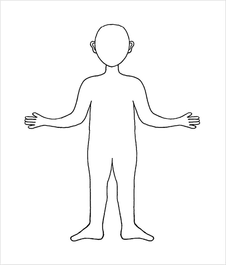 Human Body Template | room surf.com