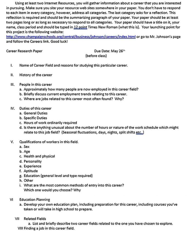 Research Paper Outline Template | room surf.com