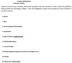 Character Outline Templates | room surf.com