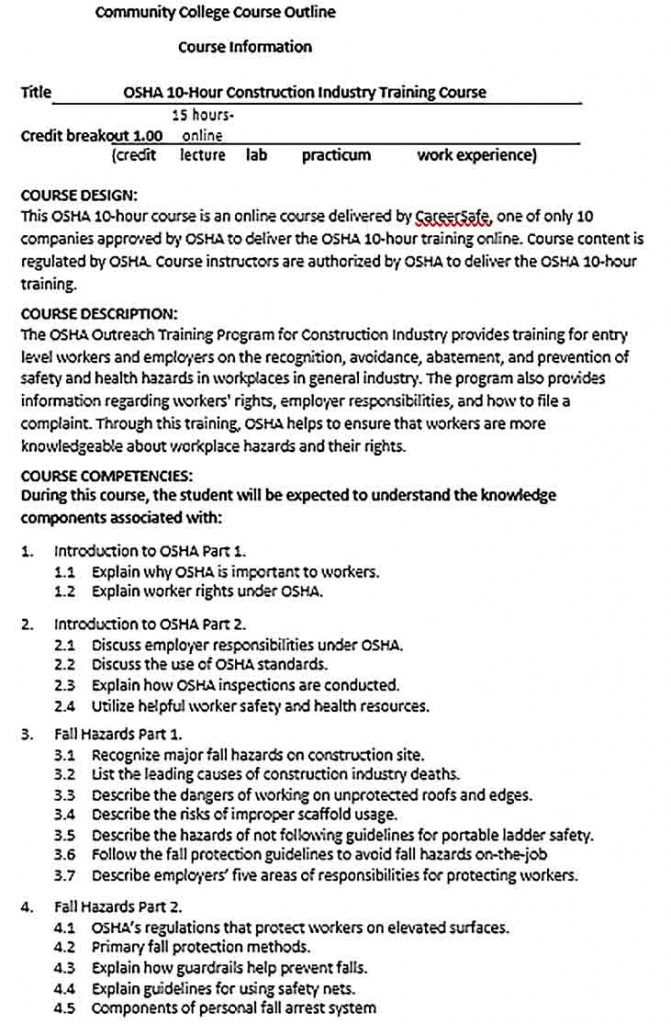 Outline Examples Template for Various Documents and Other Purposes ...