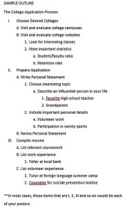 Outline Examples Template for Various Documents and Other Purposes ...