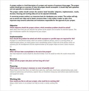 Project Outline Template | room surf.com