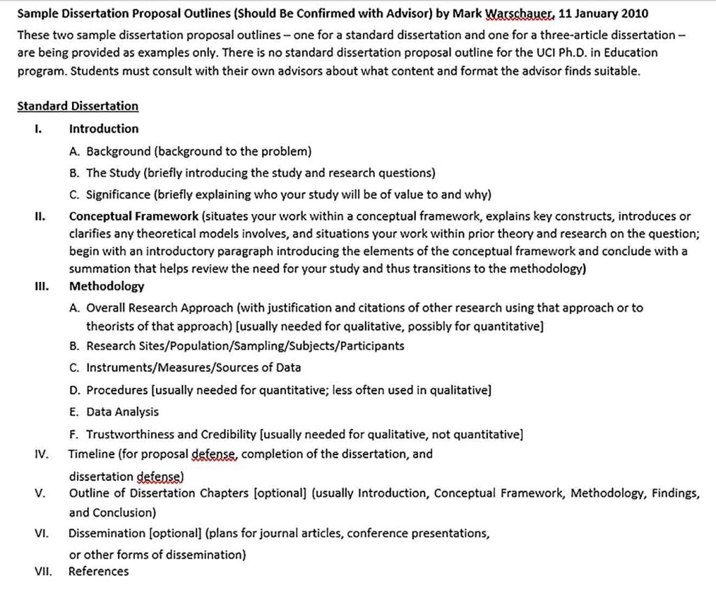 Sample Proposal Outline Template | room surf.com