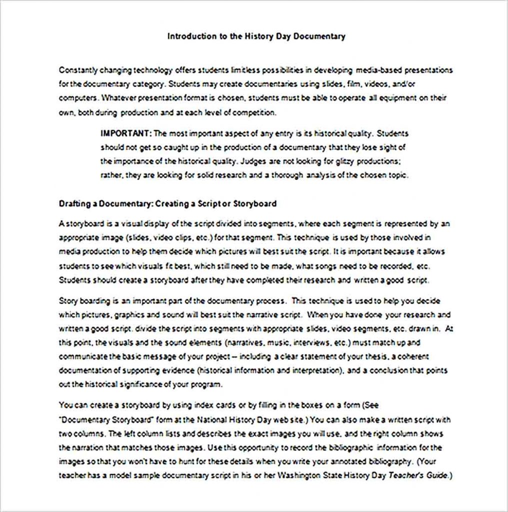 Script Outline Templates in PDF and More Formats | room surf.com