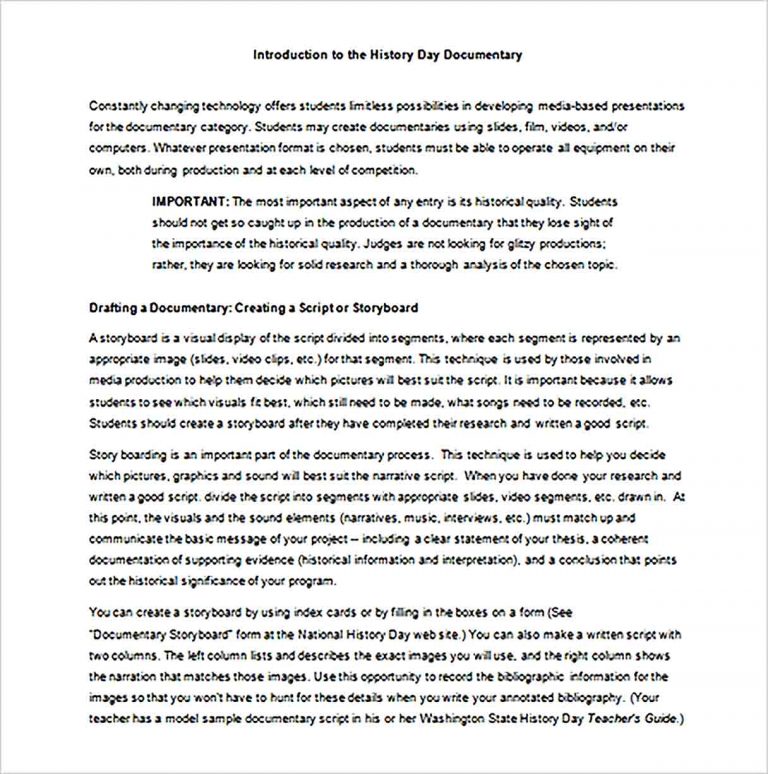 Script Outline Templates in PDF and More Formats | room surf.com