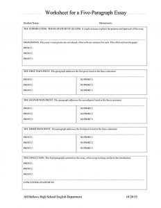 Paragraph Outline Templates | room surf.com