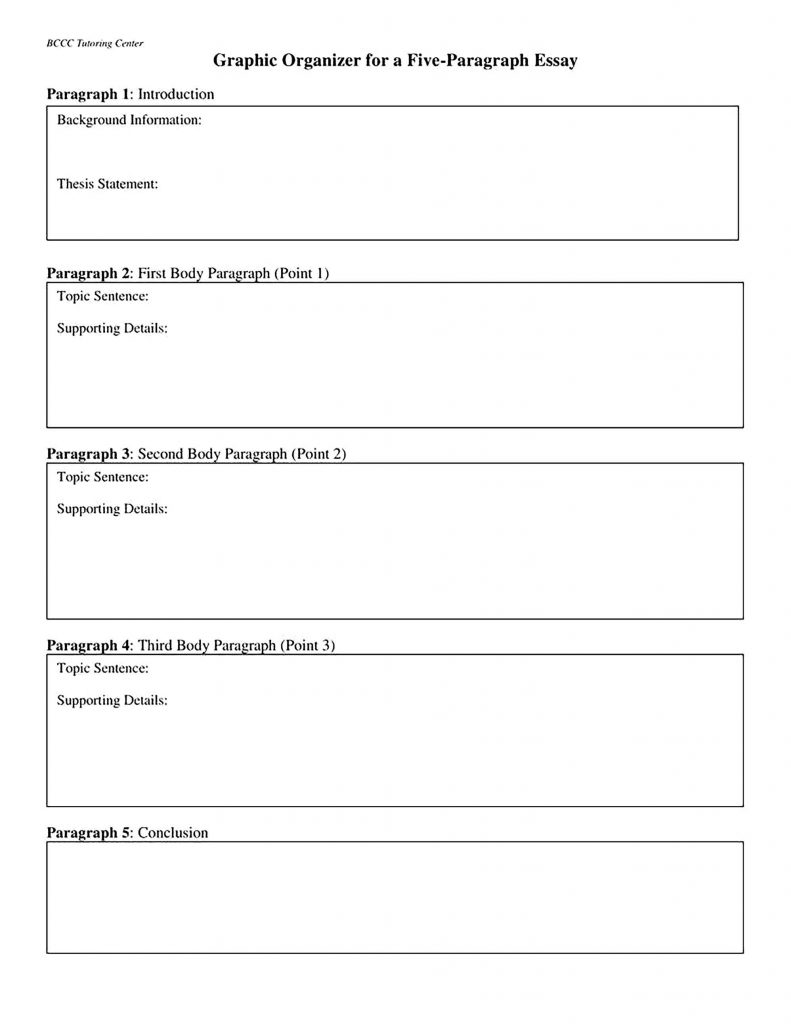 Paragraph Outline Templates | room surf.com