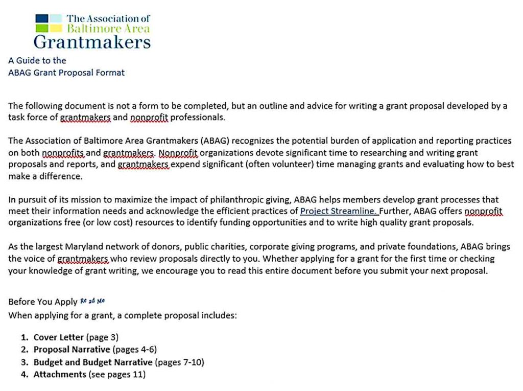 Grant Proposal Outline Template for Any Projects | room surf.com