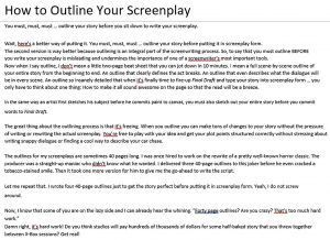Screenplay Outline Template | room surf.com