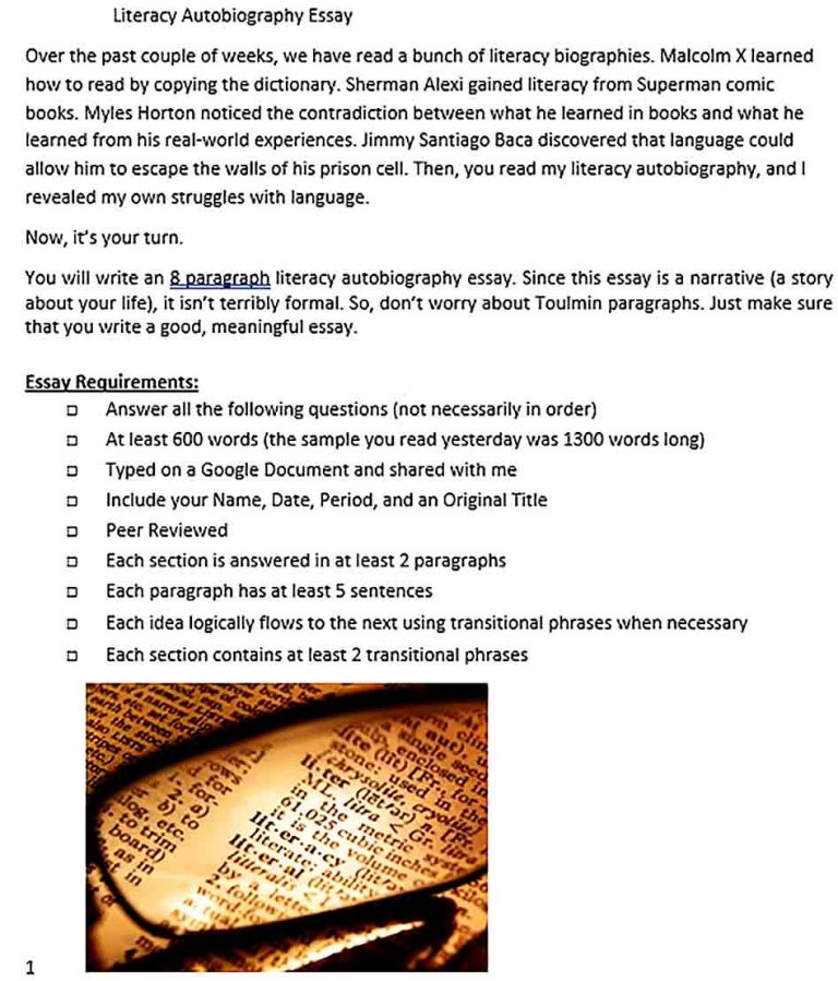 Sample Autobiography Outline Template Tips, Writing Process, and ...