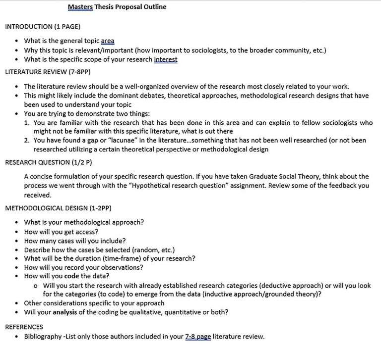 Sample Proposal Outline Template | room surf.com