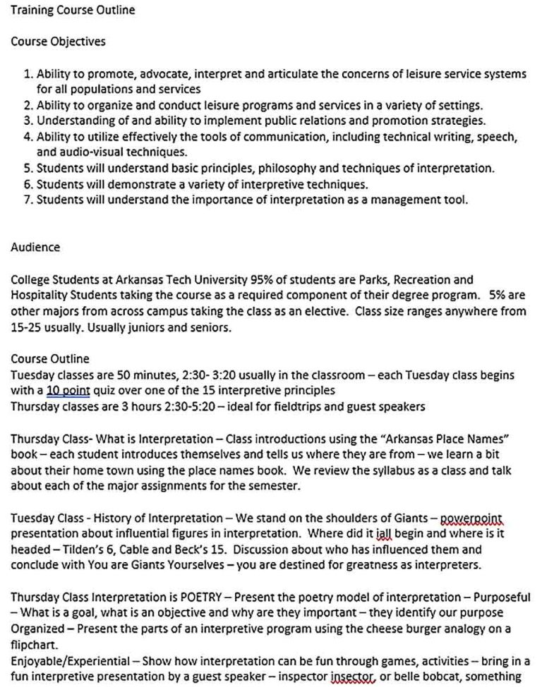 Training Outline Template to Ensure the Maximum Results | room surf.com