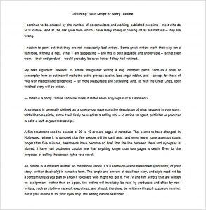 Script Outline Template | room surf.com