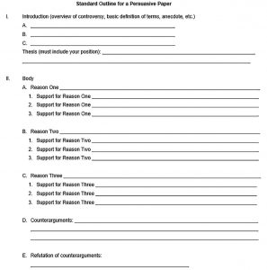 Paper Outline Template | room surf.com