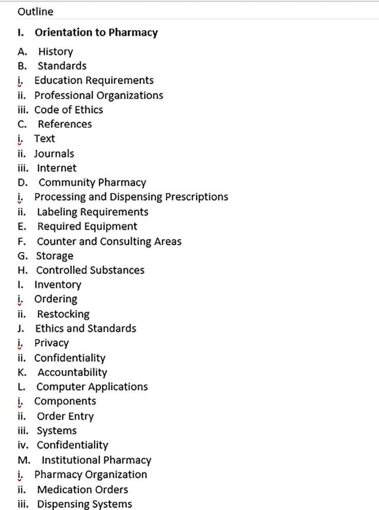 Free Outline Template | room surf.com