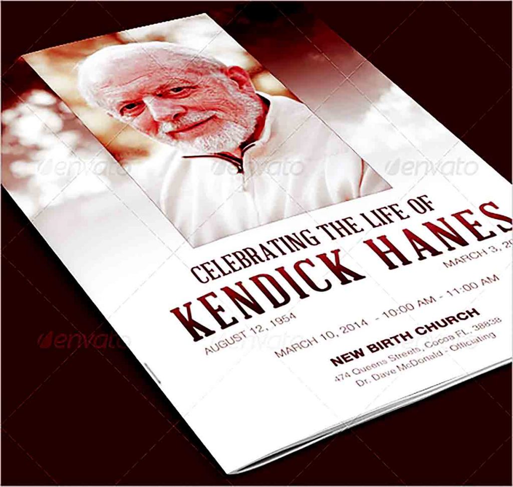 The Best Designs of Obituary Templates for Father | room surf.com