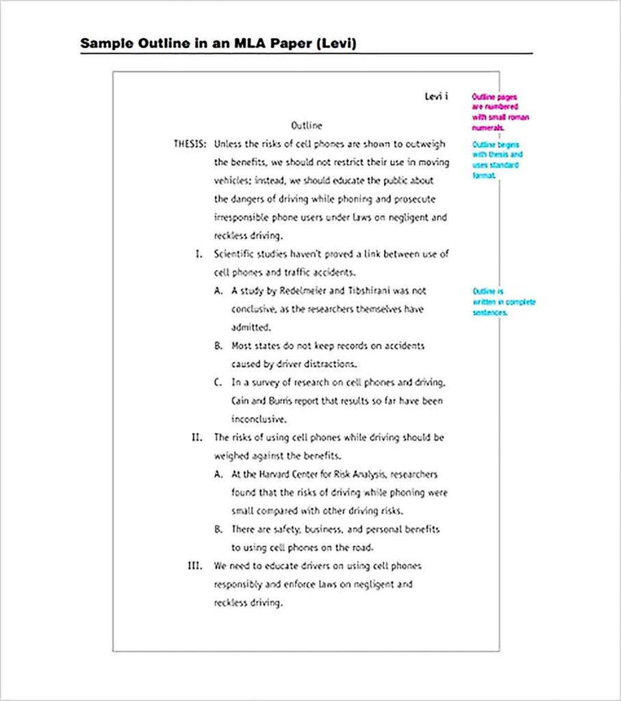 Research Paper Outline Template Sample | room surf.com