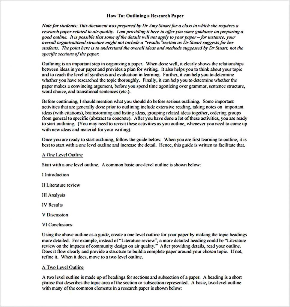 Project Outline Template | room surf.com