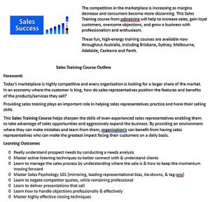 Training Outline Template to Ensure the Maximum Results | room surf.com